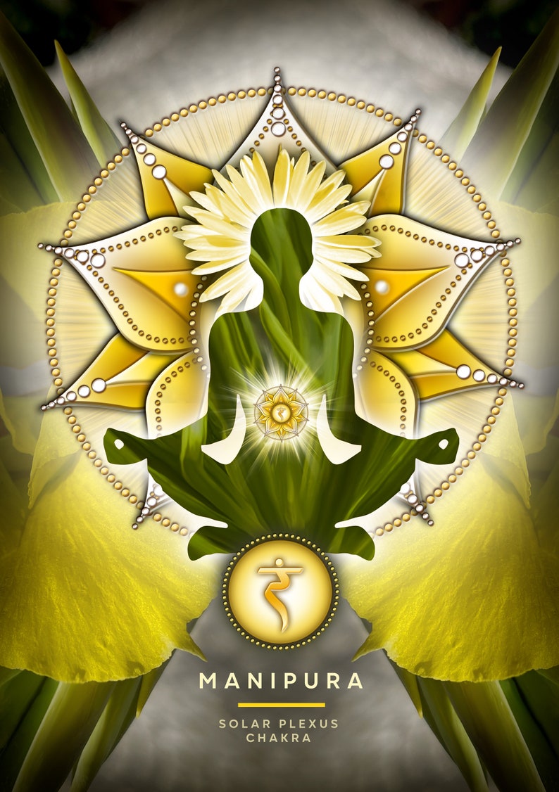 Solar Plexus Chakra Art - Manipura Energy Healing Print - Etsy