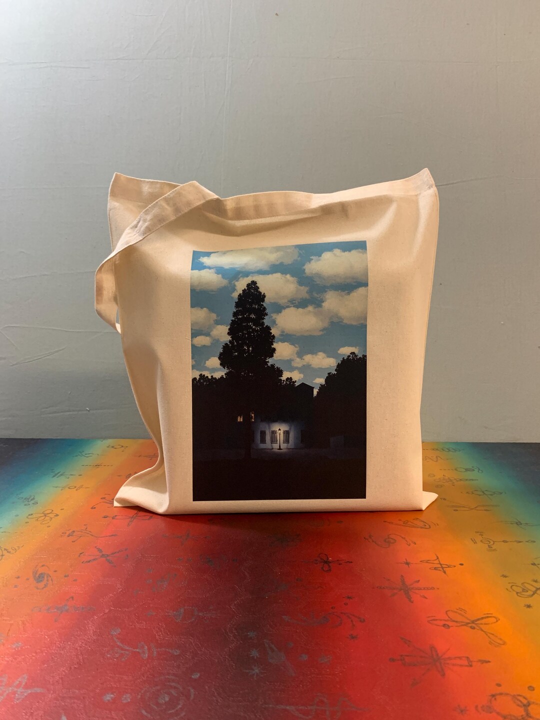René Magritte the Empire of Light Betty Cotton Bag EU Product Limited ...