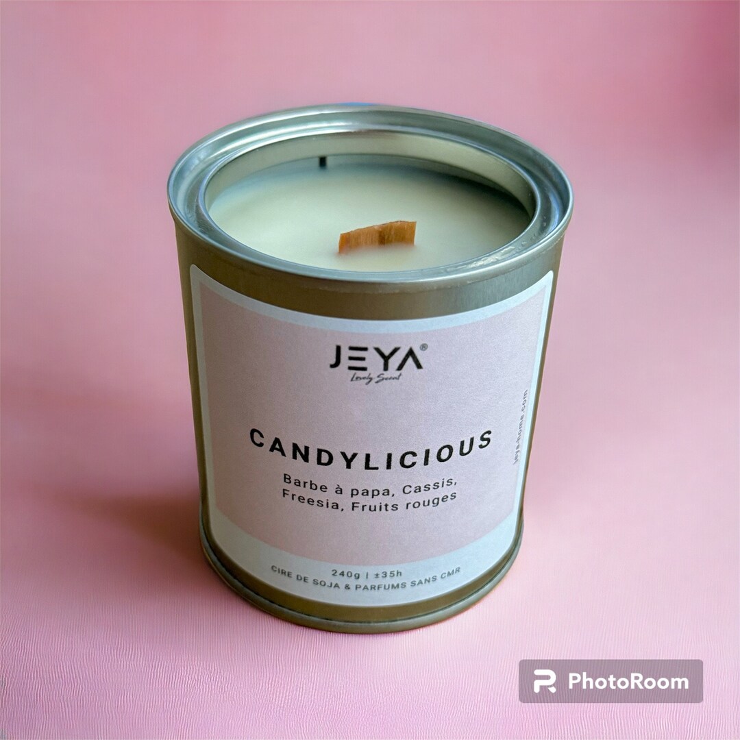 CANDYLICIOUS Paint Pot Scented Candle Hand Poured Soy Candle Scented ...