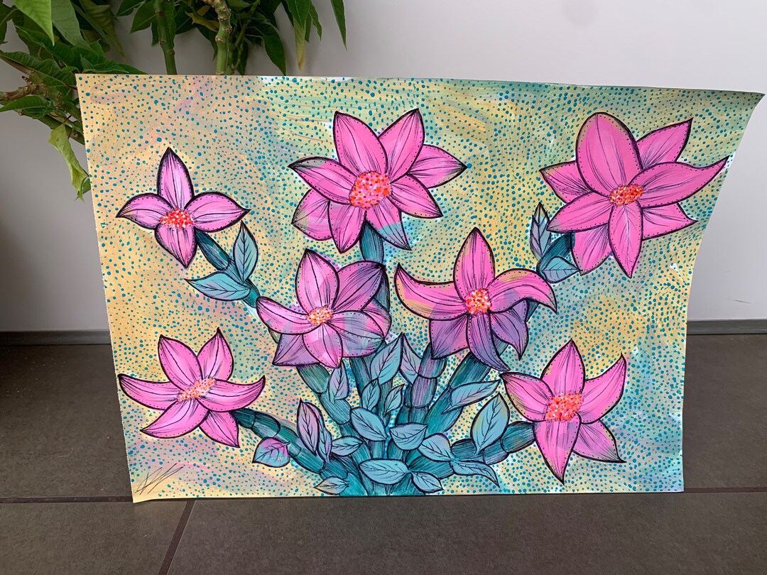 The Glowing Flower - Etsy