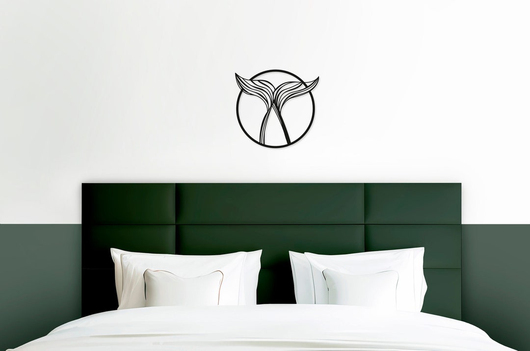 Fin Whale Fin Mural Fish Fin Wall Decoration 3D Print for Your Living ...