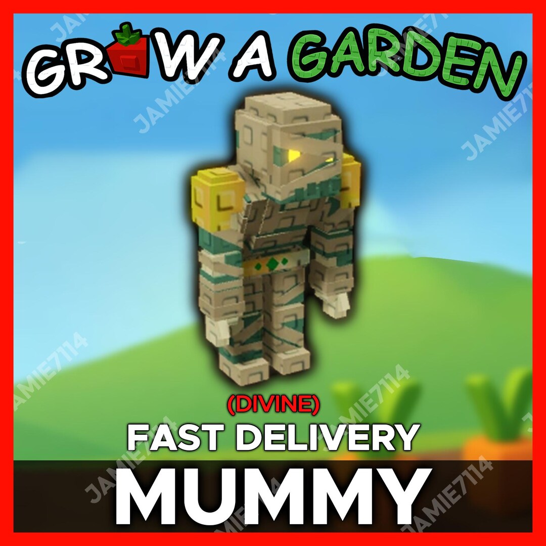 Mummy (divine) - Roblox Grow a Garden Pet - Fast Delivery - Worldwide ...