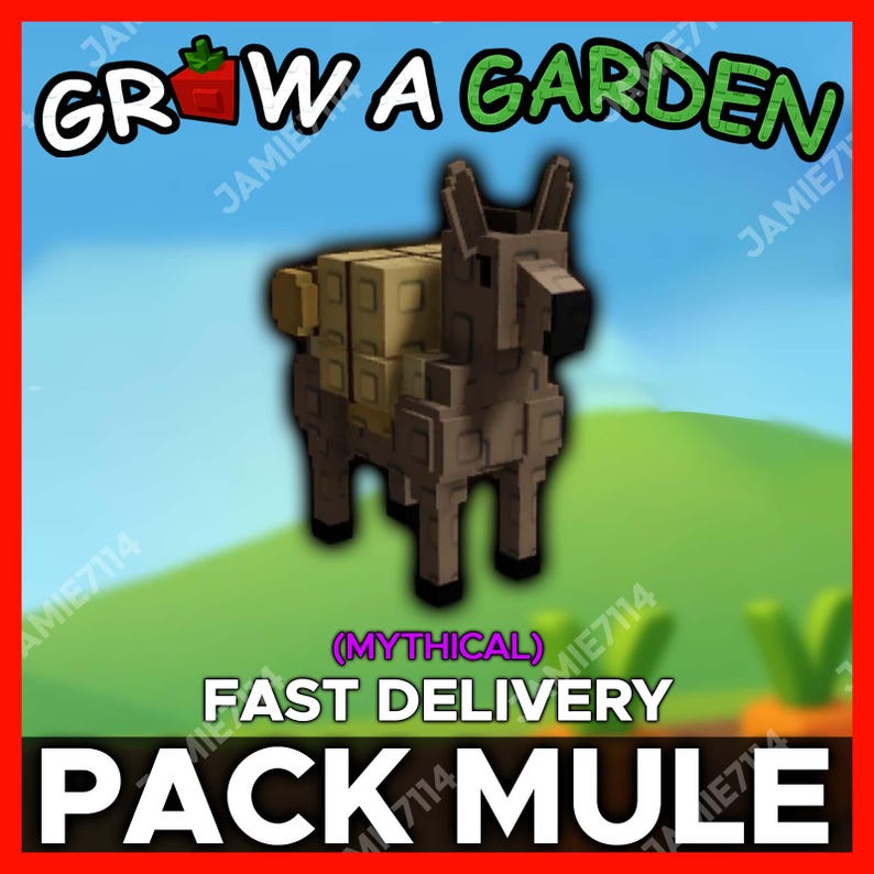 Pack Mule (mythical) - Roblox Grow a Garden Pet - Fast Delivery ...