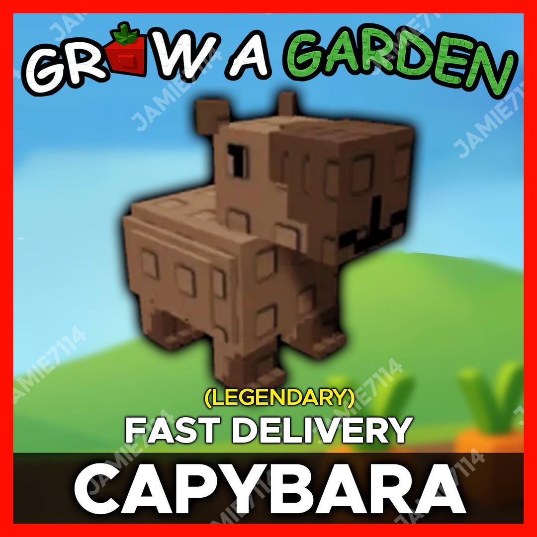 Capybara (legendary) - Roblox Grow a Garden Pet - Fast Delivery ...