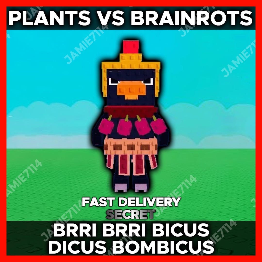 Brri Brri Bicus Dicus Bombicus Brainrot (secret) - Roblox Plants Vs ...