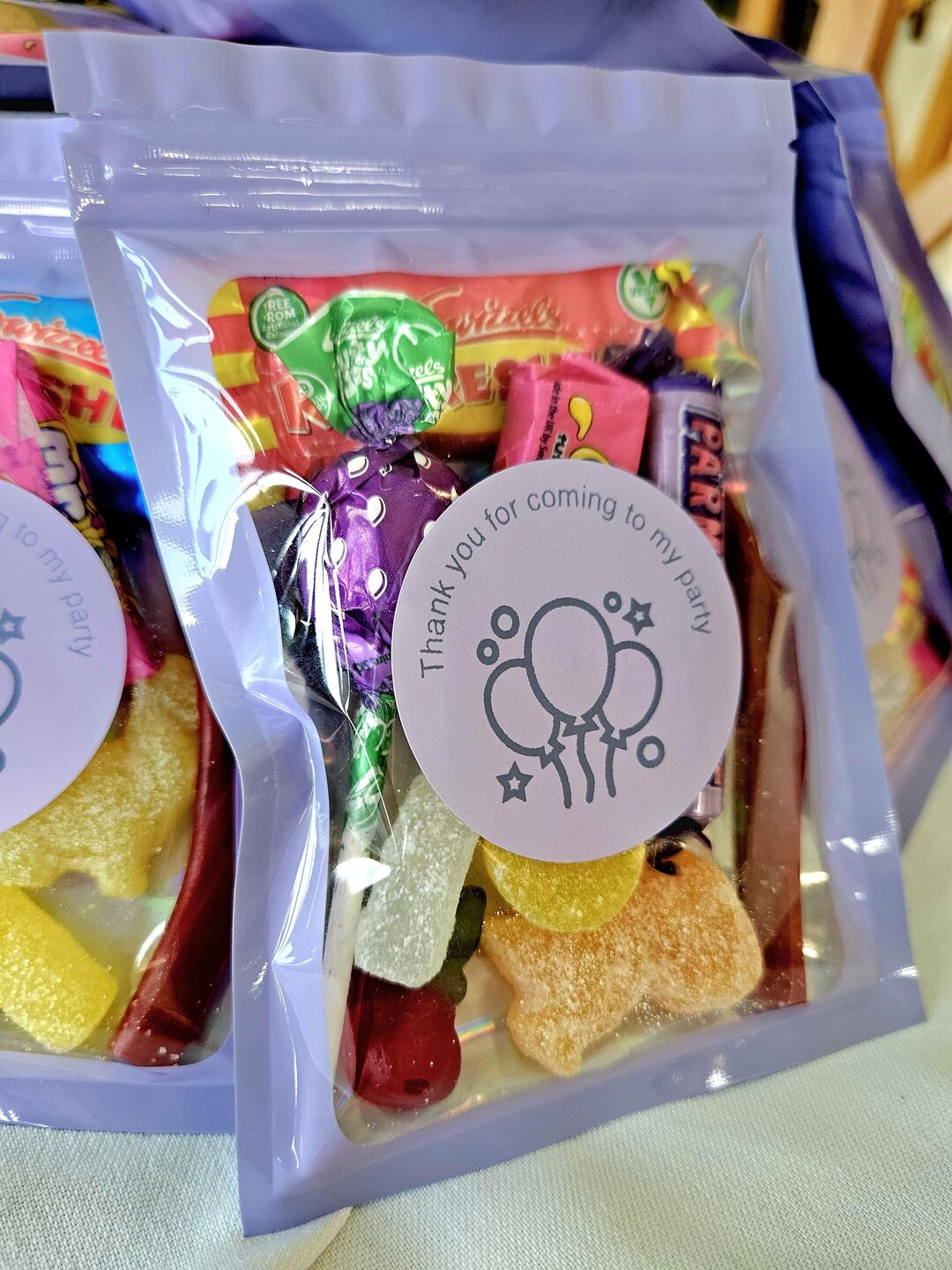 Pre Filled, Sweet Bags in Lilac/purple for Birthday Parties and Any ...