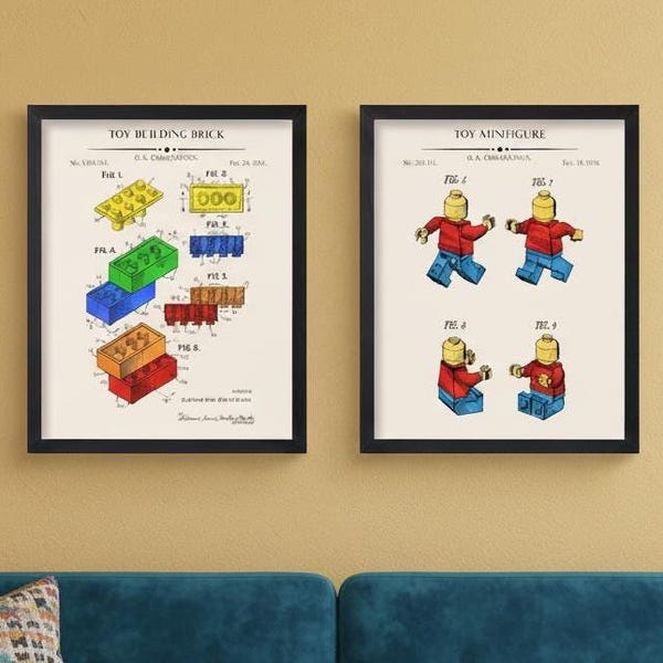 Legos Poster - Etsy
