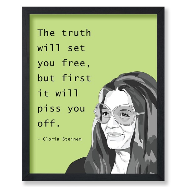 Gloria Steinem Poster - Etsy