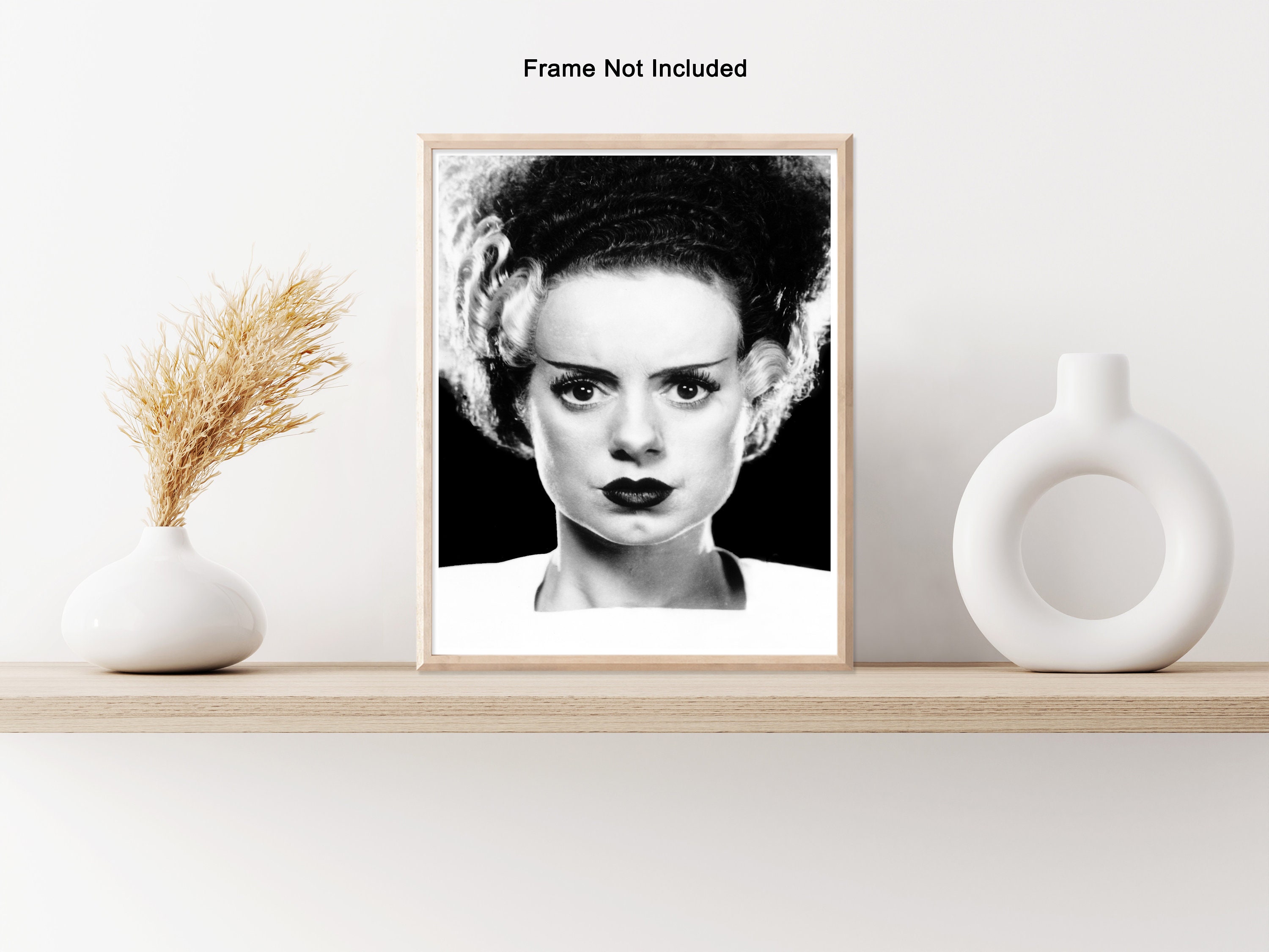 Vintage Bride of Frankenstein Poster Retro Bride of Frankenstein ...