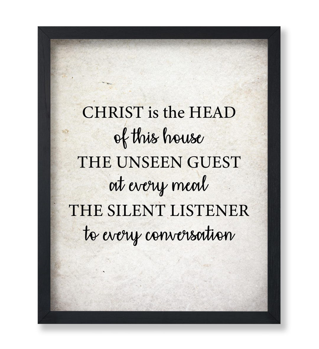 Christian Home Decor - Christ is the Head of This House Print - Jesus ...