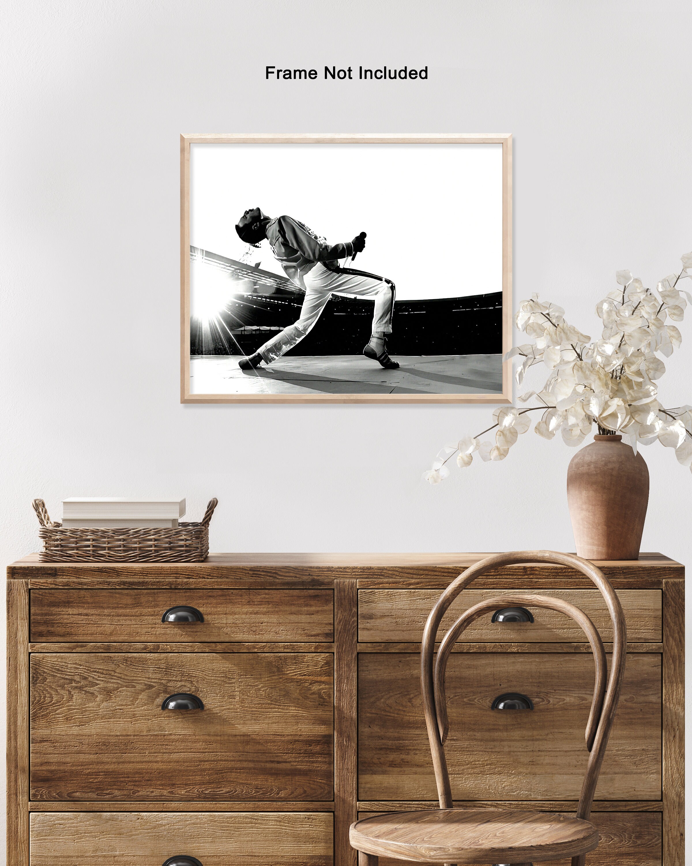 Queen Poster Wembley Stadium Print for Music Lovers Bedroom Decor ...