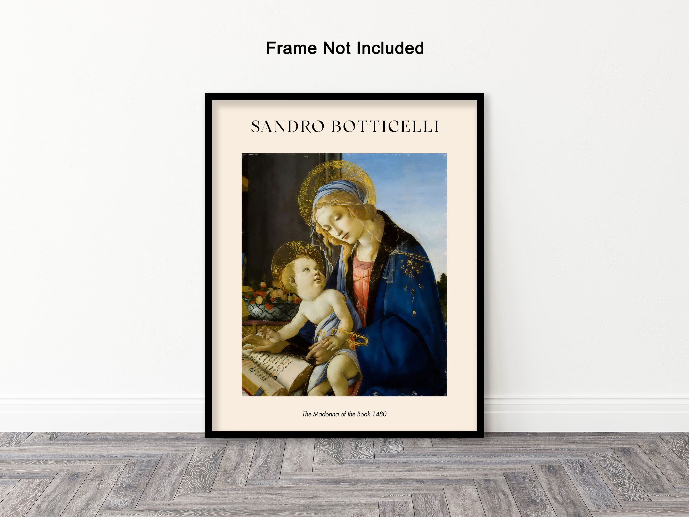 Sandro Botticelli Poster Madonna of the Book Print Mary and the Child ...
