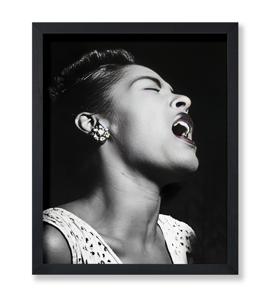 Billie Holiday Poster African American Jazz Singer Print Music Art for ...