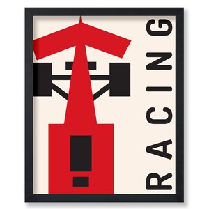 Motorsport Poster Race Car Print Car Racing Art Gift for Men, Women ...