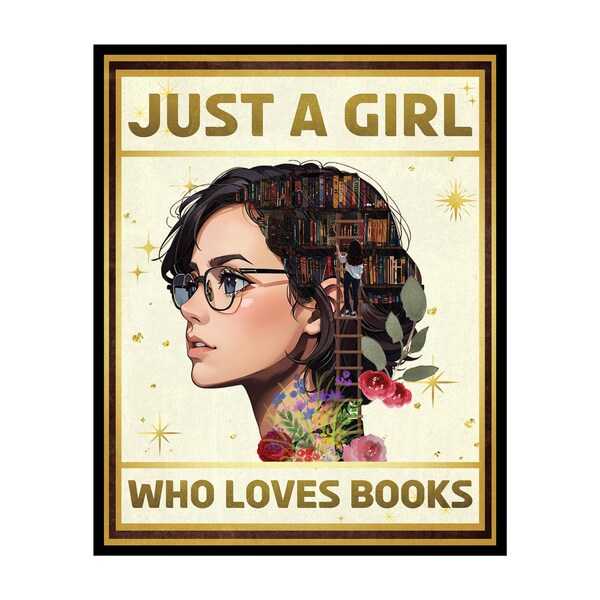 Love Books Poster - Etsy