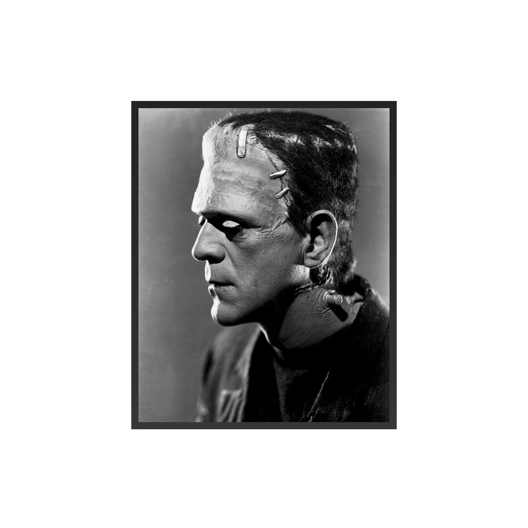 Frankenstein Poster Home Theater Bedroom or Studio Portrait Art ...