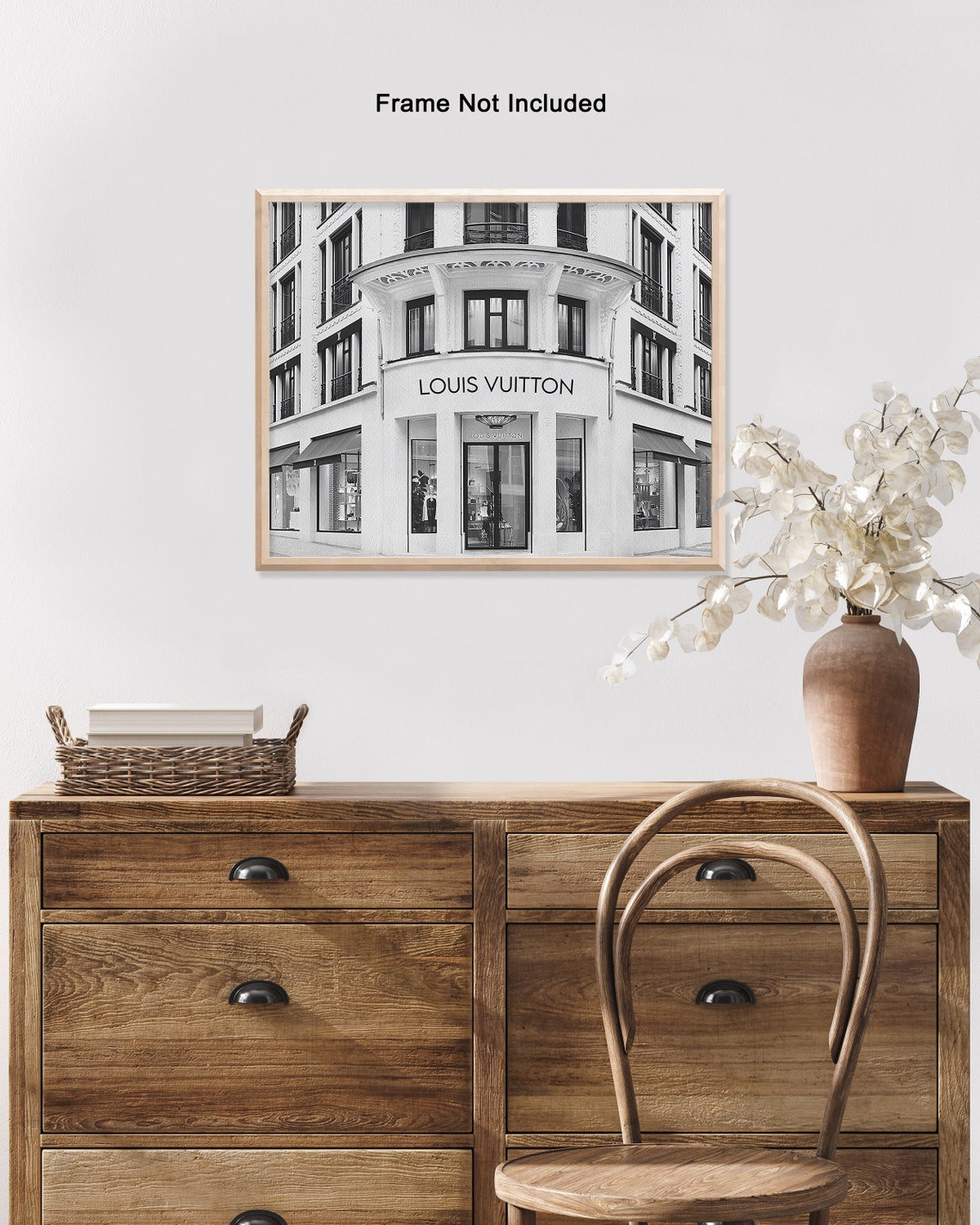 LV Poster LV Boutique Print High Fashion Art Designer Brand Shop Art Luxury Couture Decor for ...