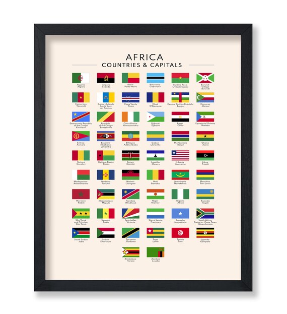Flags Of The World With Names And Capitals