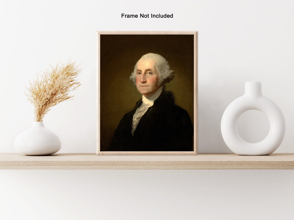 Vintage George Washington Portrait Print President of the United States ...
