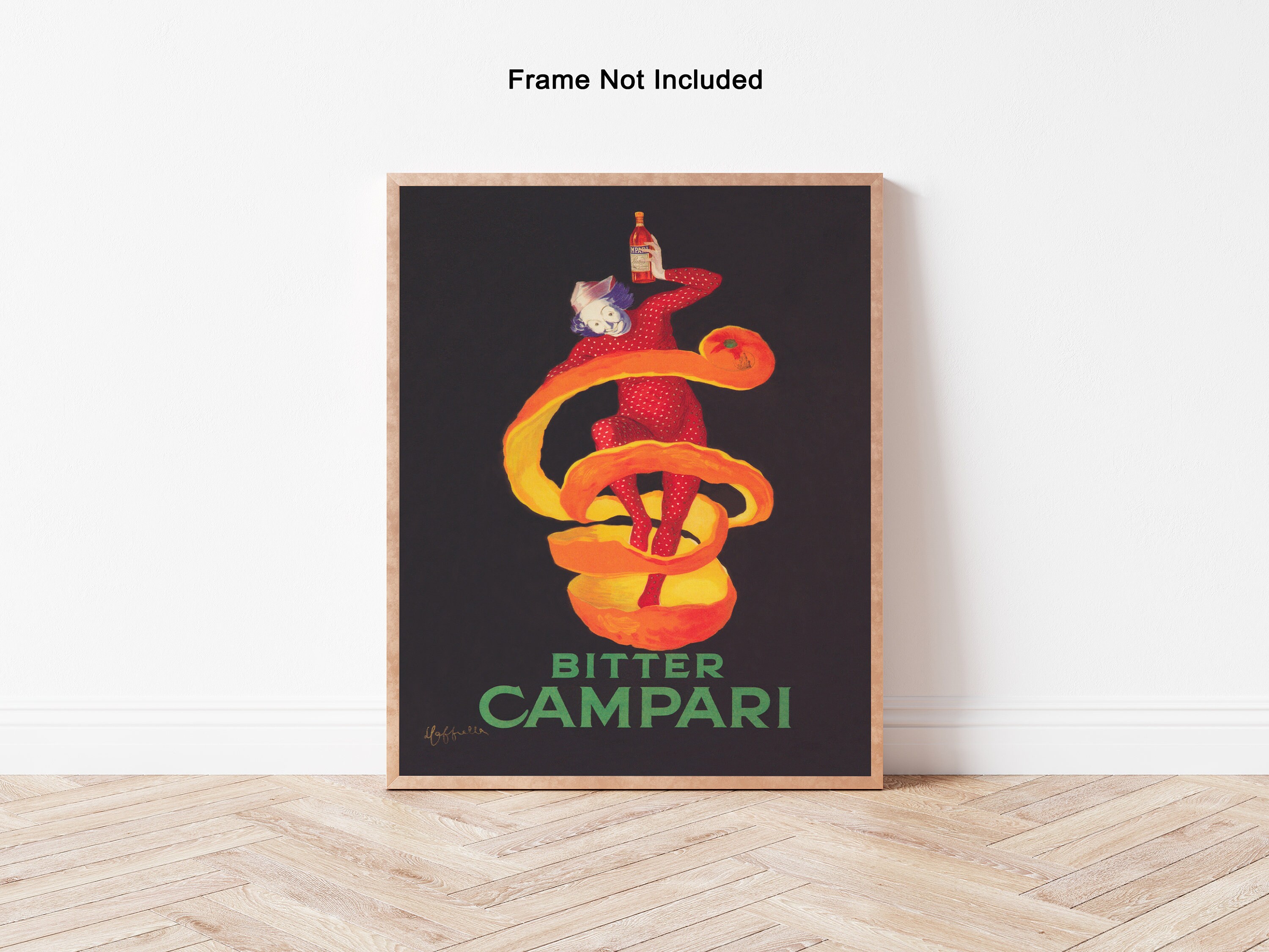 Vintage Campari Poster Retro Bitter Campari Print Alcohol Art Clown Art ...