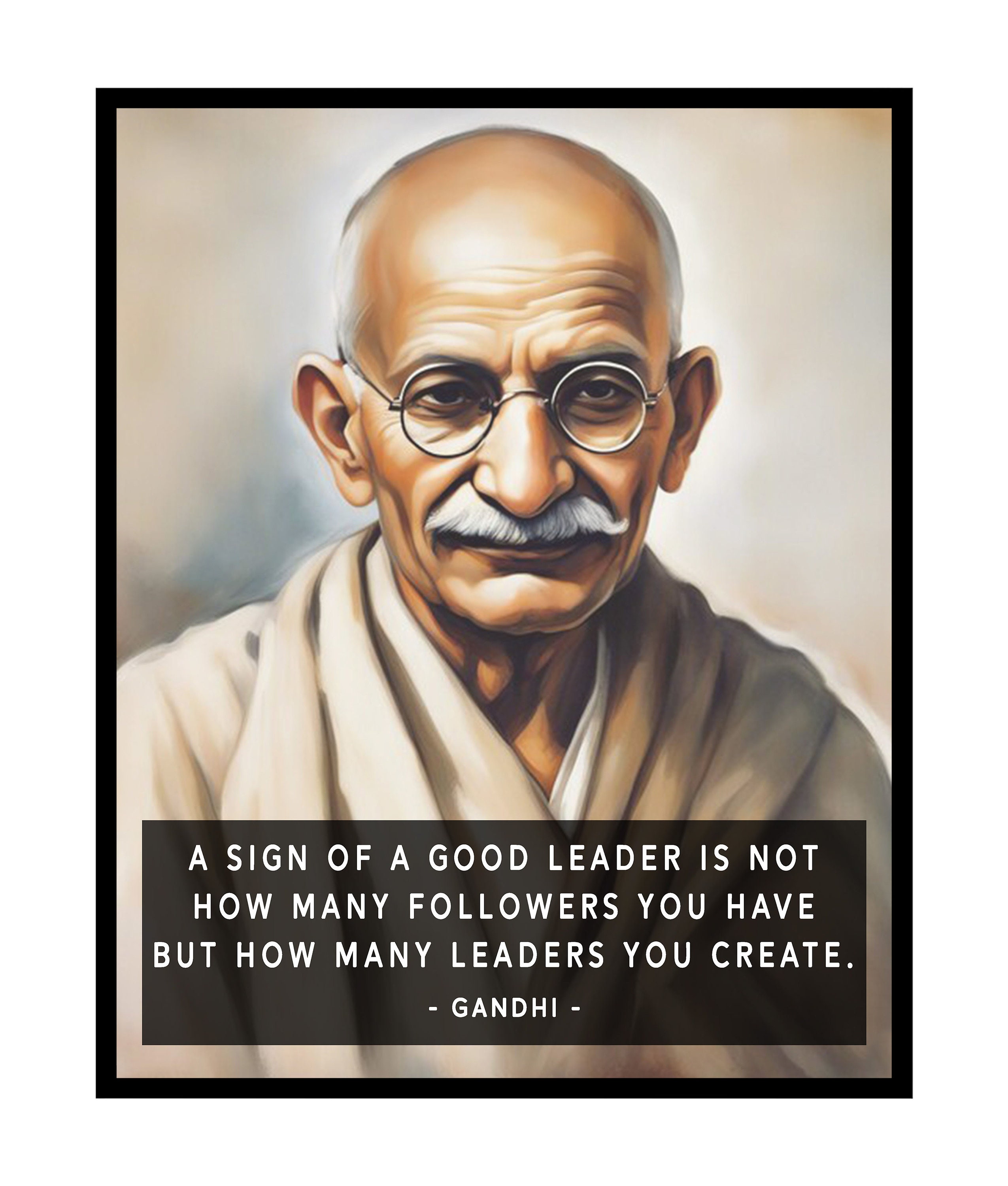 A Sign of Good Leader Poster Motivational Art Leadership Quotes Art ...