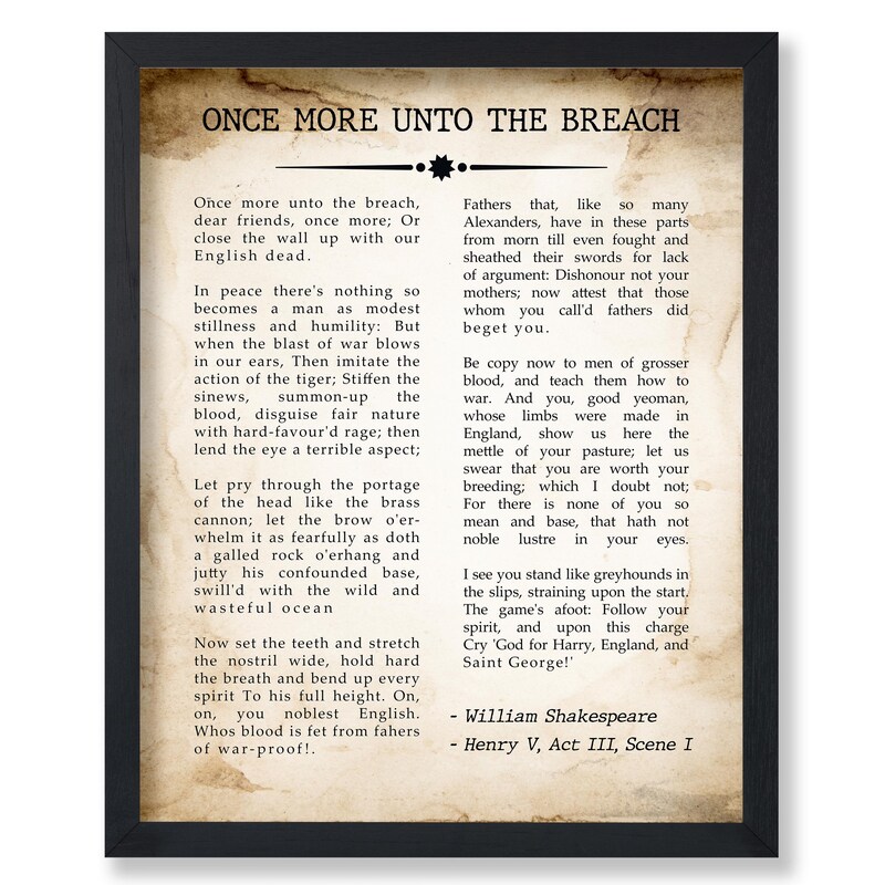 Shakespeare Poster - Etsy