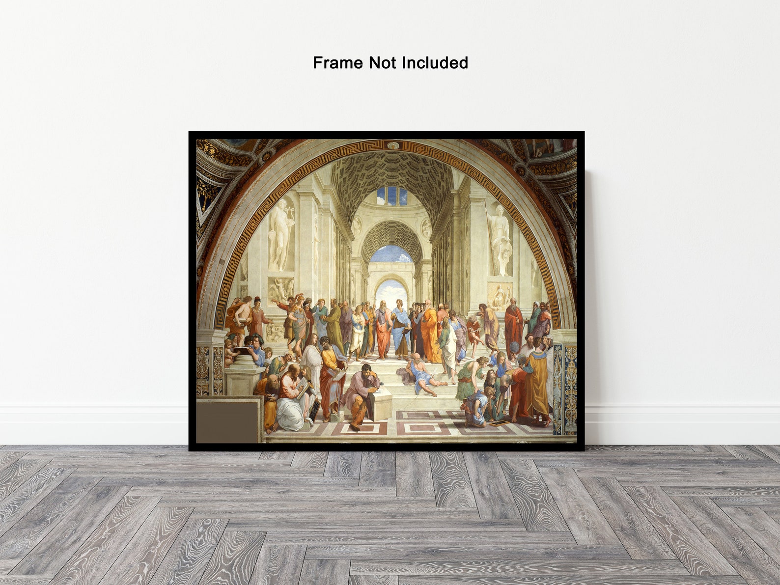 Vintage Renaissance Raphael Poster the School of Athens Print UNFRAMED ...