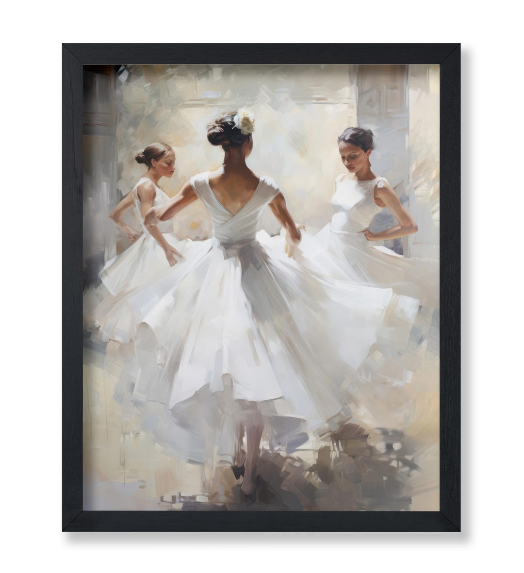 Ballerina Poster - Retro Dancers Print - Ballet Painting - Gift for ...
