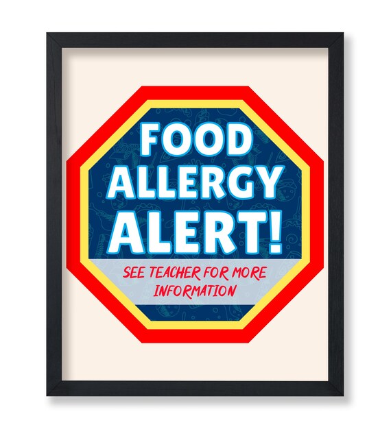 Food Allergy Awareness Poster