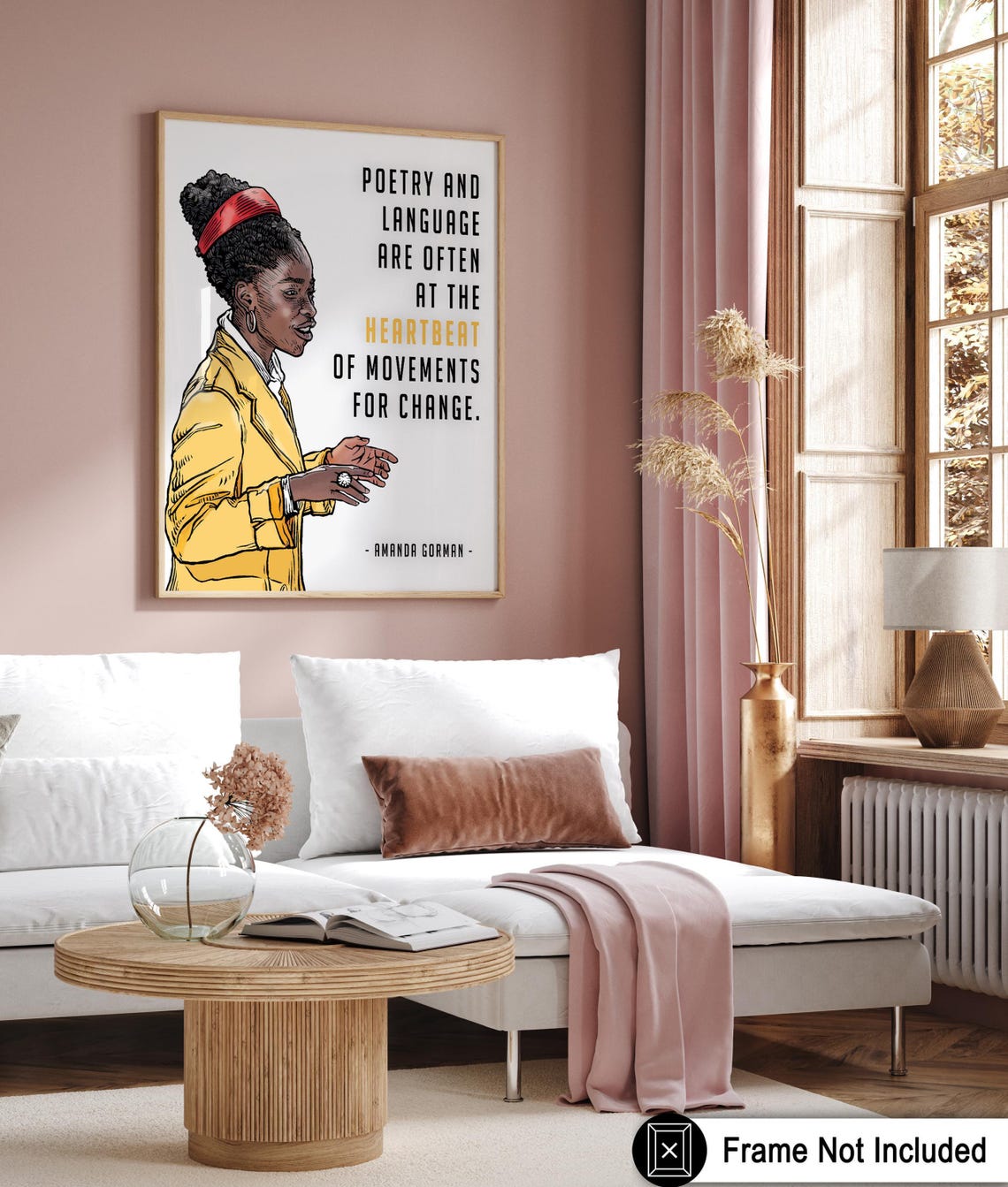Poetry and Language Poster - Amanda Gorman Print - Motivational Art ...