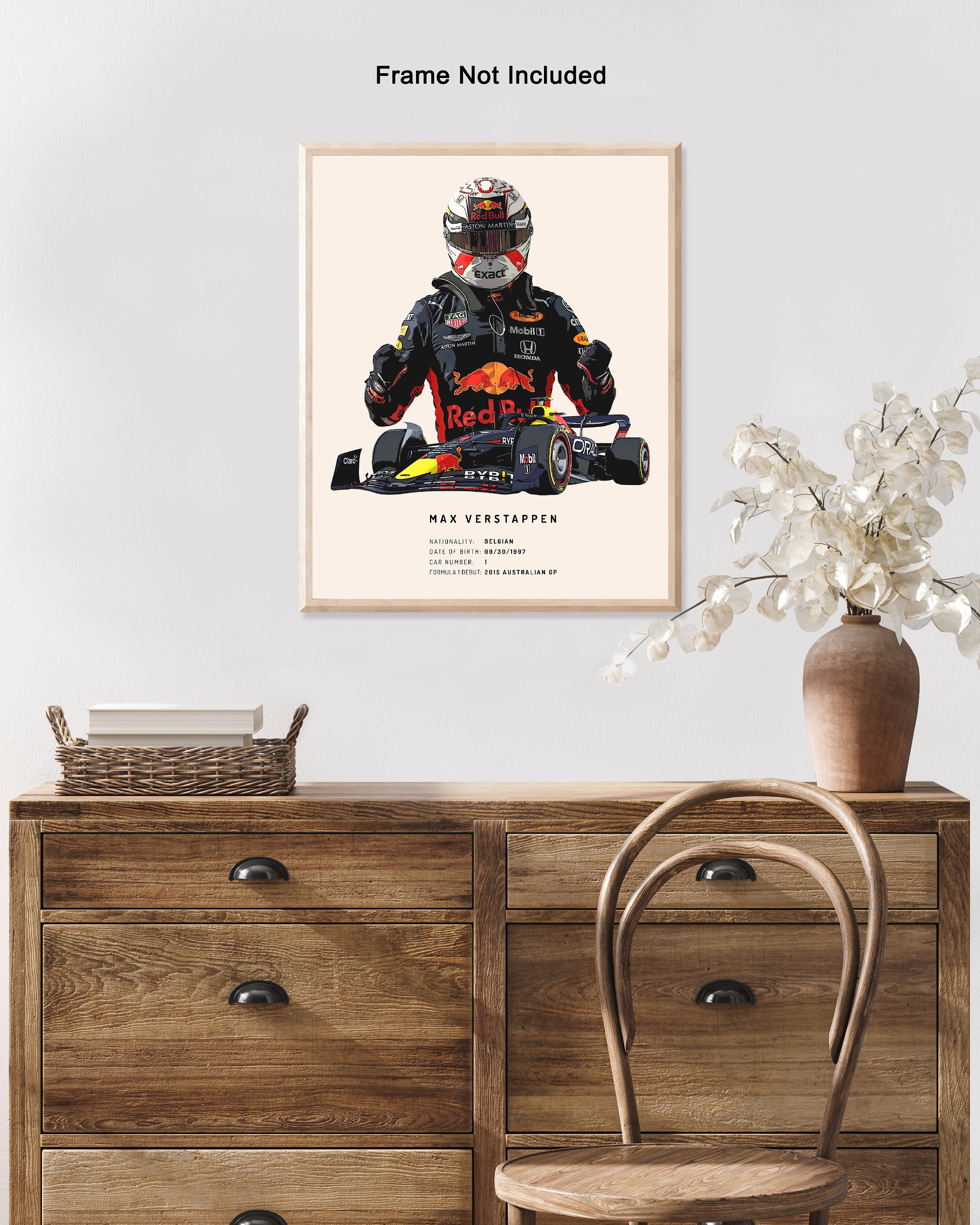 Car Racing Driver Poster Sports Car Print Race Car Art Gift for Men ...