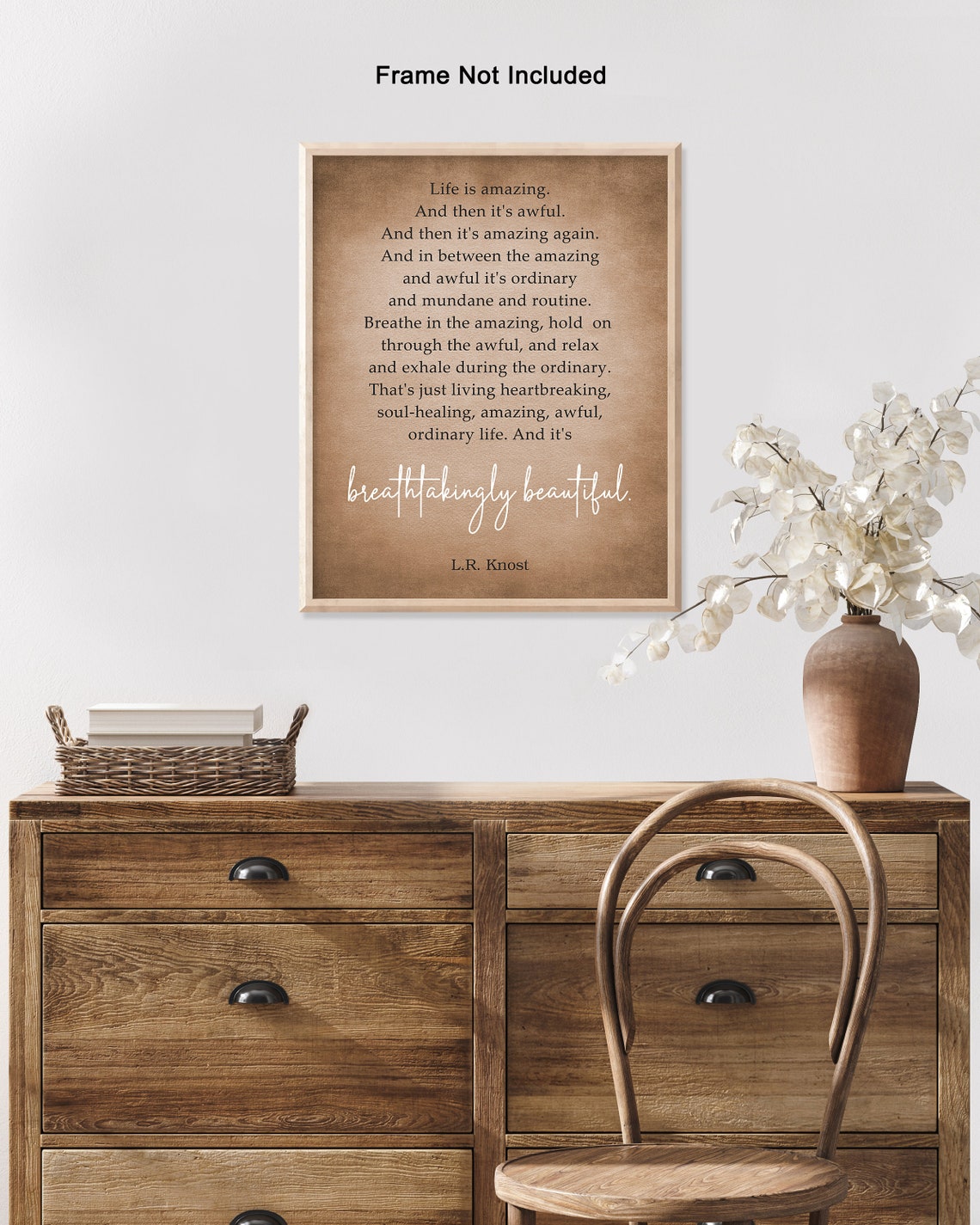 LR Knost Poster Life is Amazing Print Breathtakingly Beautiful Art ...