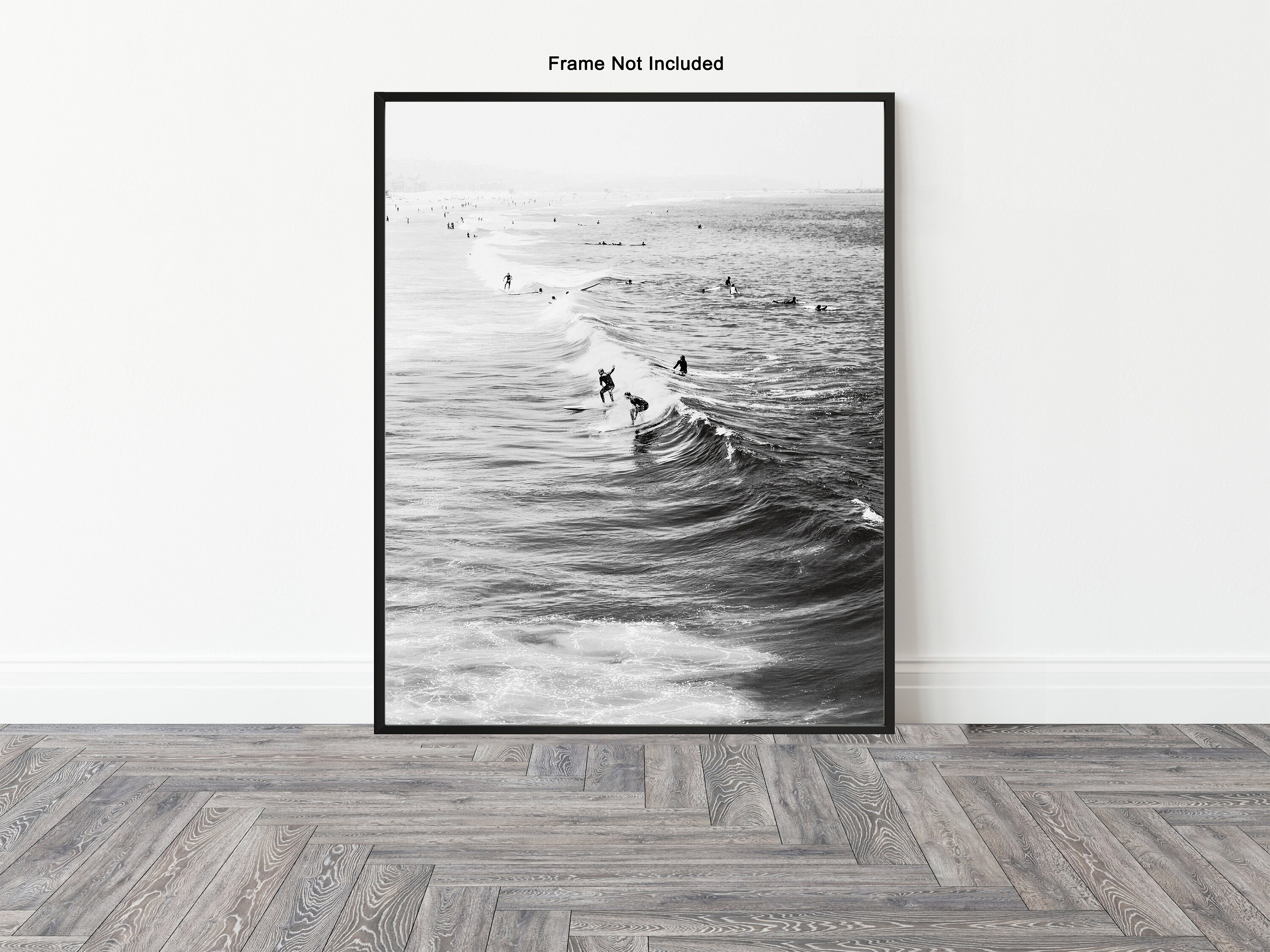 Surfing Poster Beach Print Ocean Waves Unframed Wall Art for Surfers ...