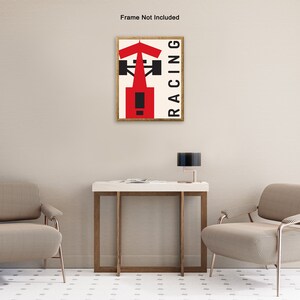 Motorsport Poster Race Car Print Car Racing Art Gift for Men, Women ...