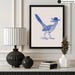 Blue Cowboy Roadrunner Poster - Retro Cowboy Print - Wild West Art ...