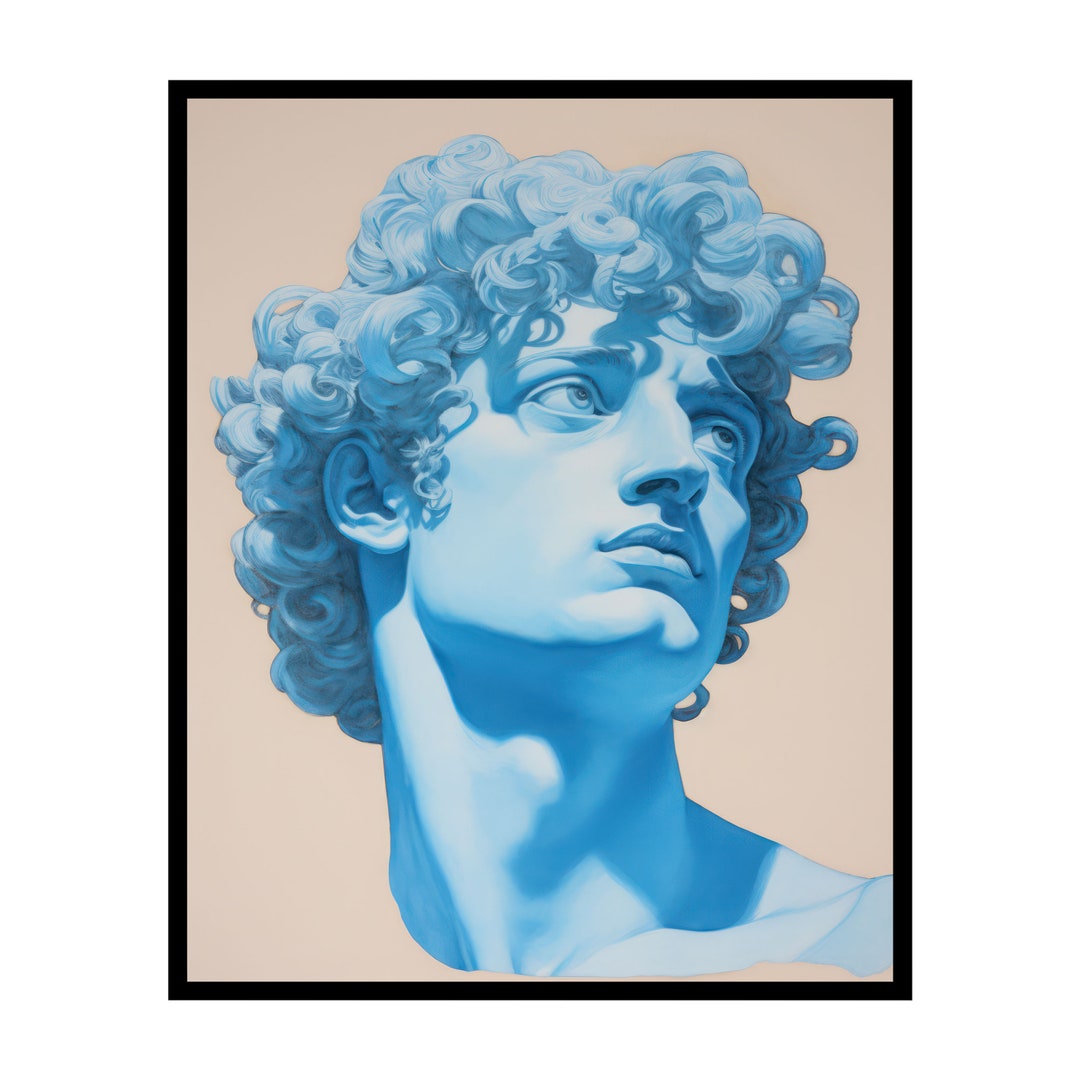 Angel Statue Poster Mythology Print Sculpture Art Renaissance Art ...