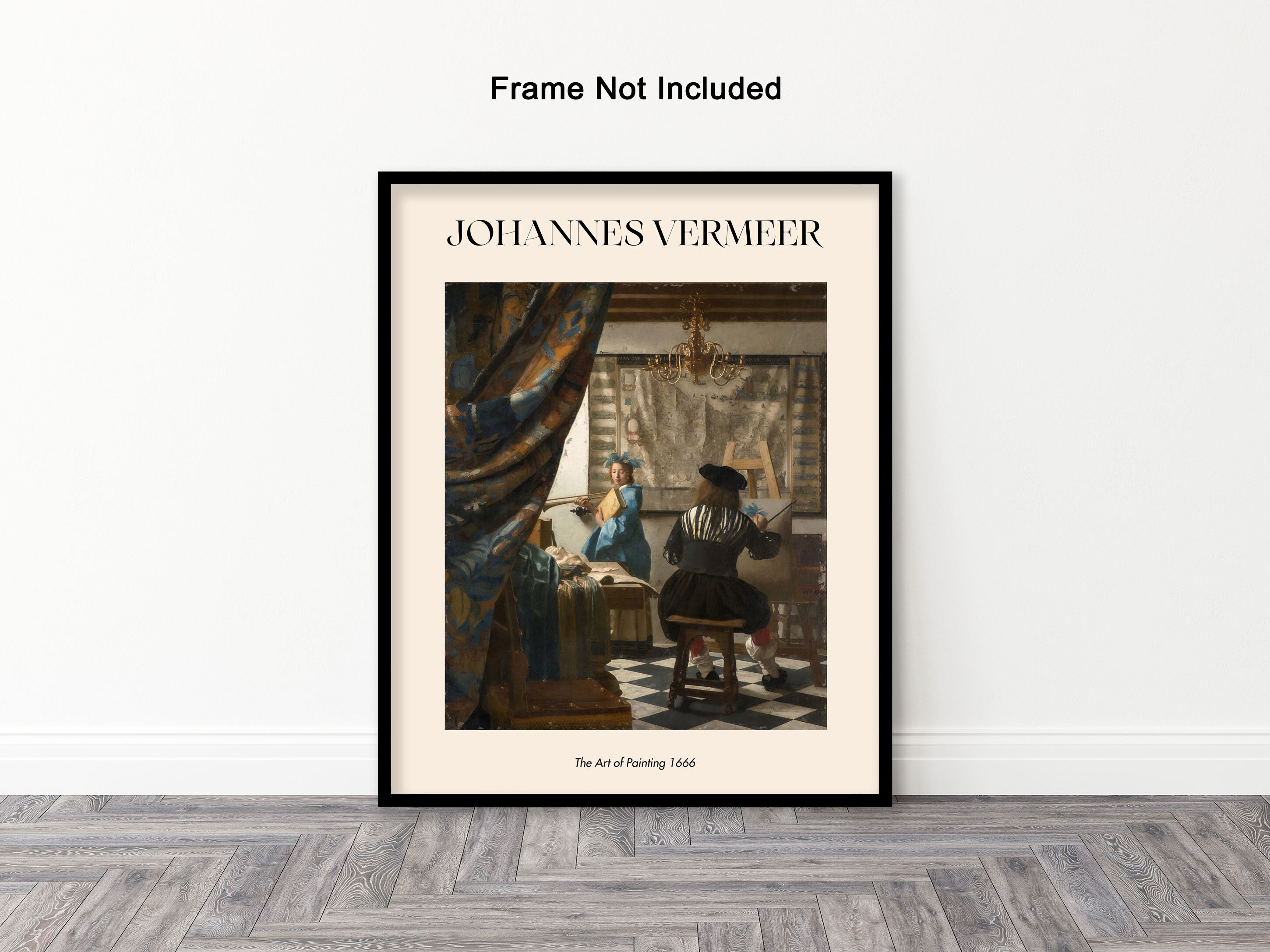 Johannes Vermeer Poster the Art of Painting Print the Allegory of ...