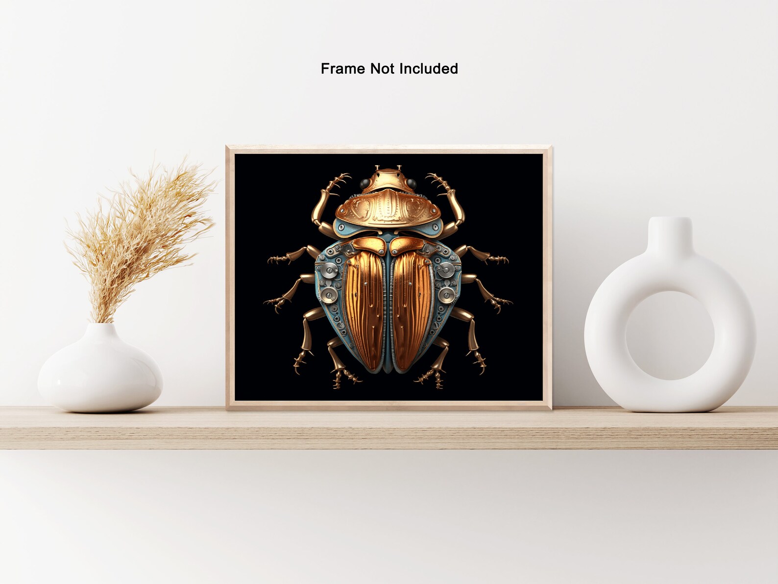 Mechanical Stag Beetle Poster Beetle Print Fantasy Art Steampunk Art ...