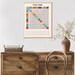 Times Table Poster Multiplication Print Learning Materials Art Decor ...