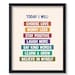 Today I Will Poster - Motivational Daily Affirmations Art - Positive ...