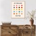 My Feelings Matter Poster Emoticons Print Learning Materials Art Gift ...