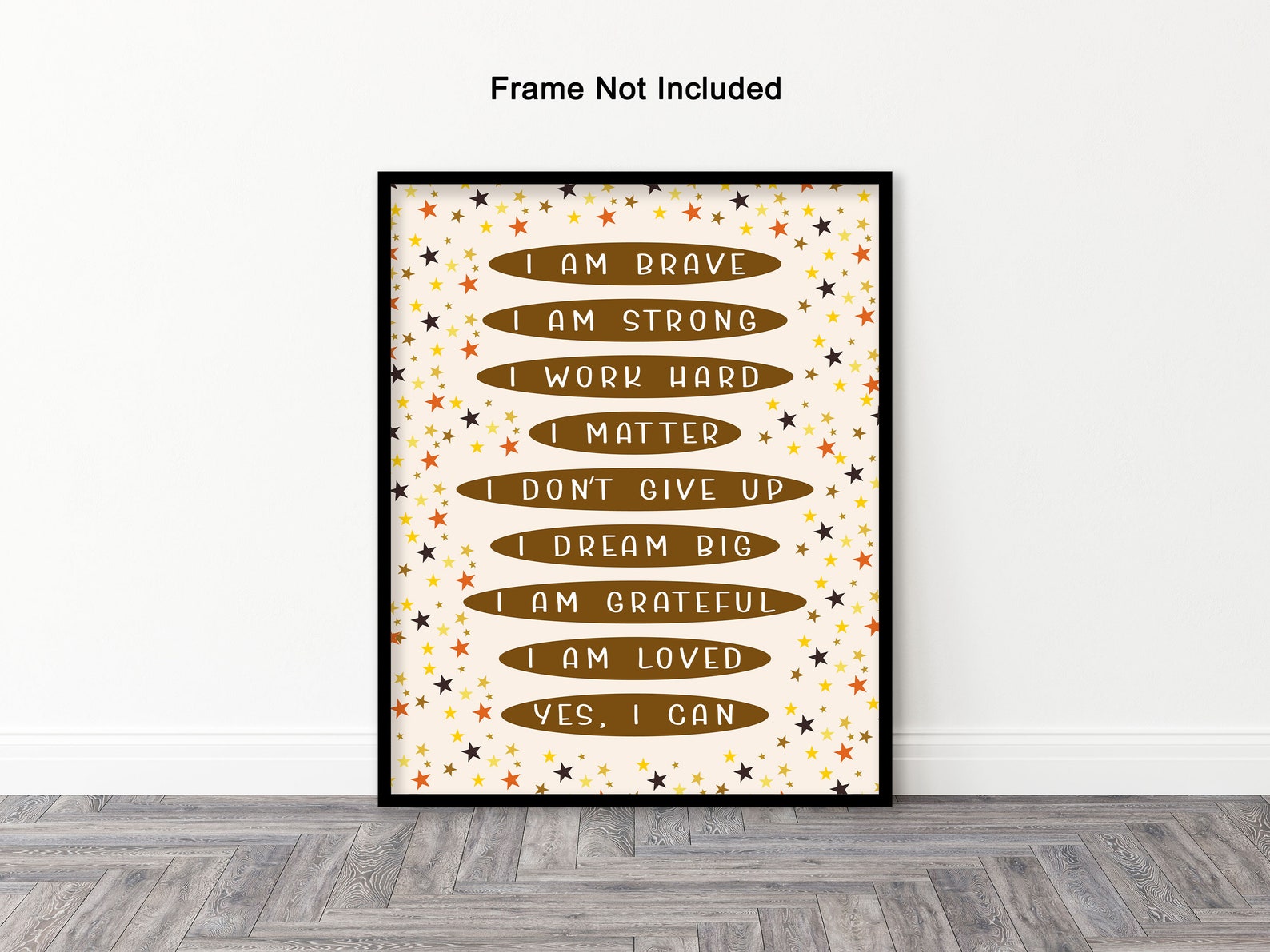 Homeschool Poster Motivational Print Positive Affirmations Art Gift for ...