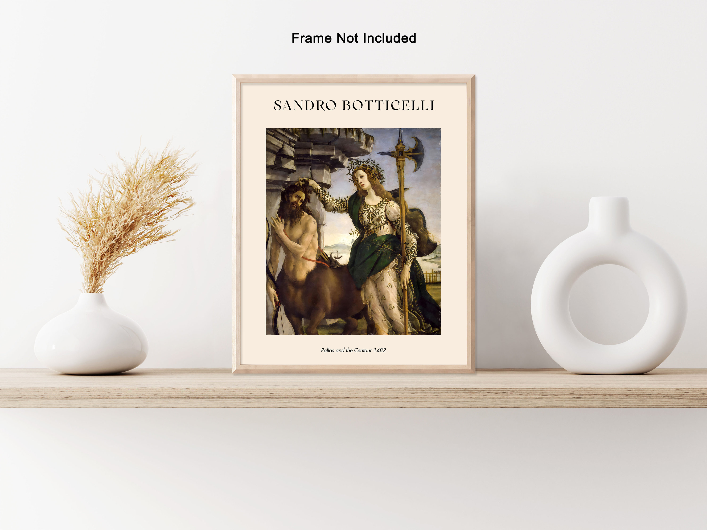 Sandro Botticelli Poster Pallas and the Centaur Print Mythology Art ...