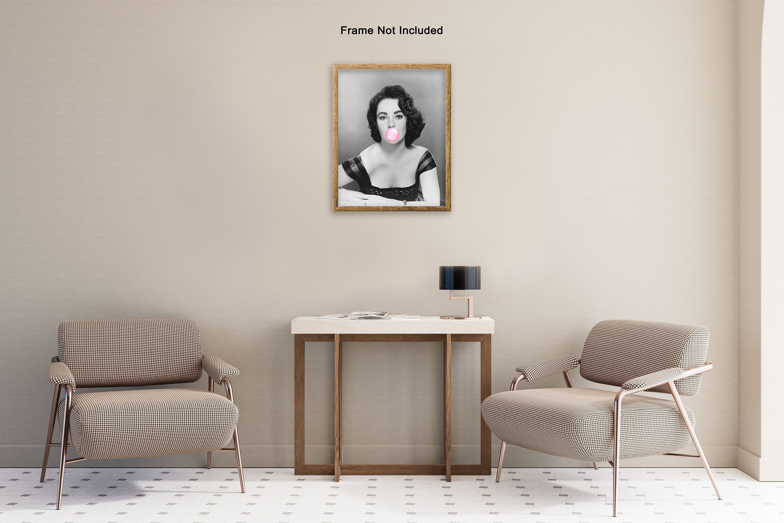 Elizabeth Taylor Poster Bubble Gum Print Altered Art Trendy Pop Art ...