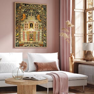 Vintage Mizrah Poster - Retro Synagogue Print - Unframed Hebrew Decor ...