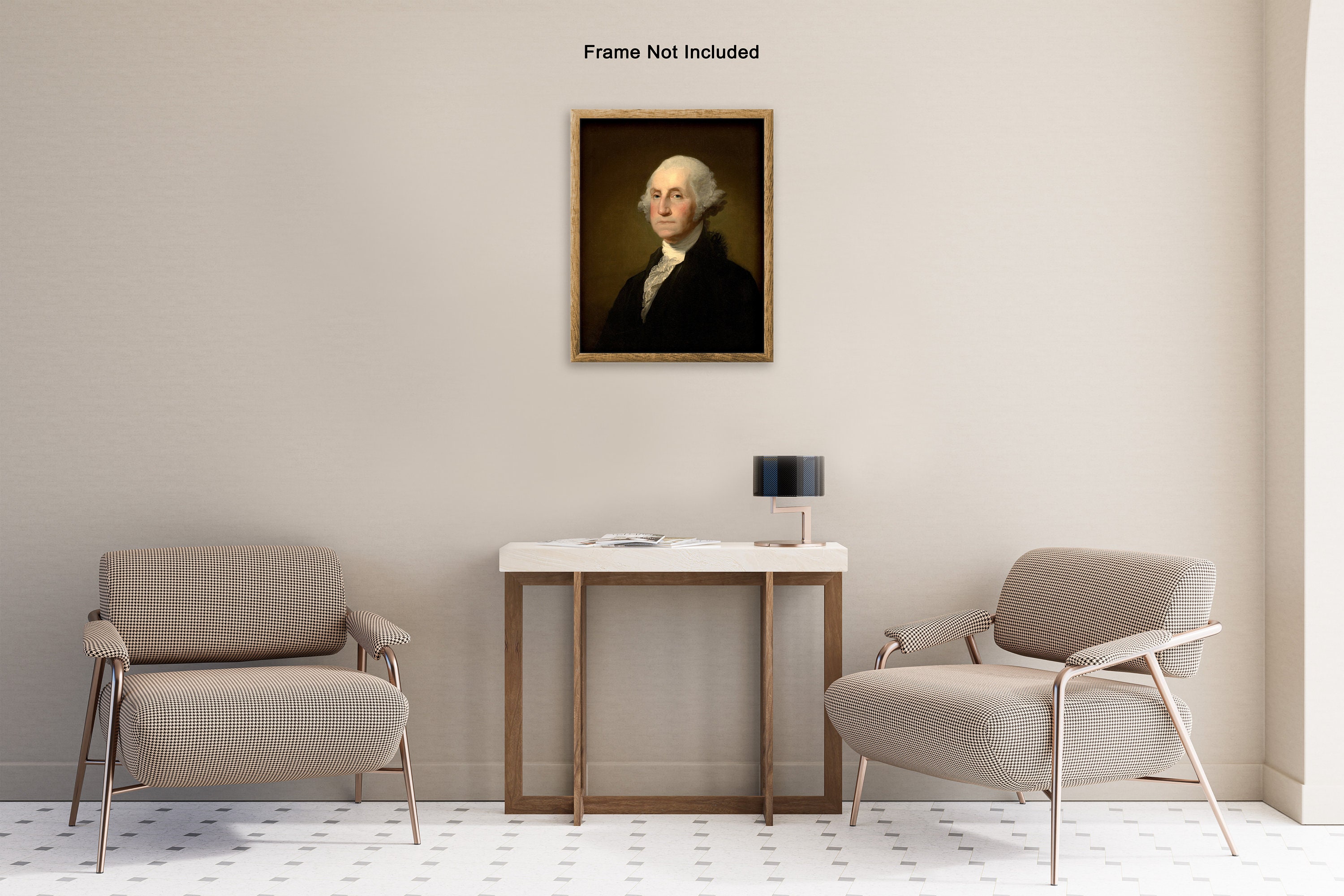 Vintage George Washington Portrait Print President of the United States ...