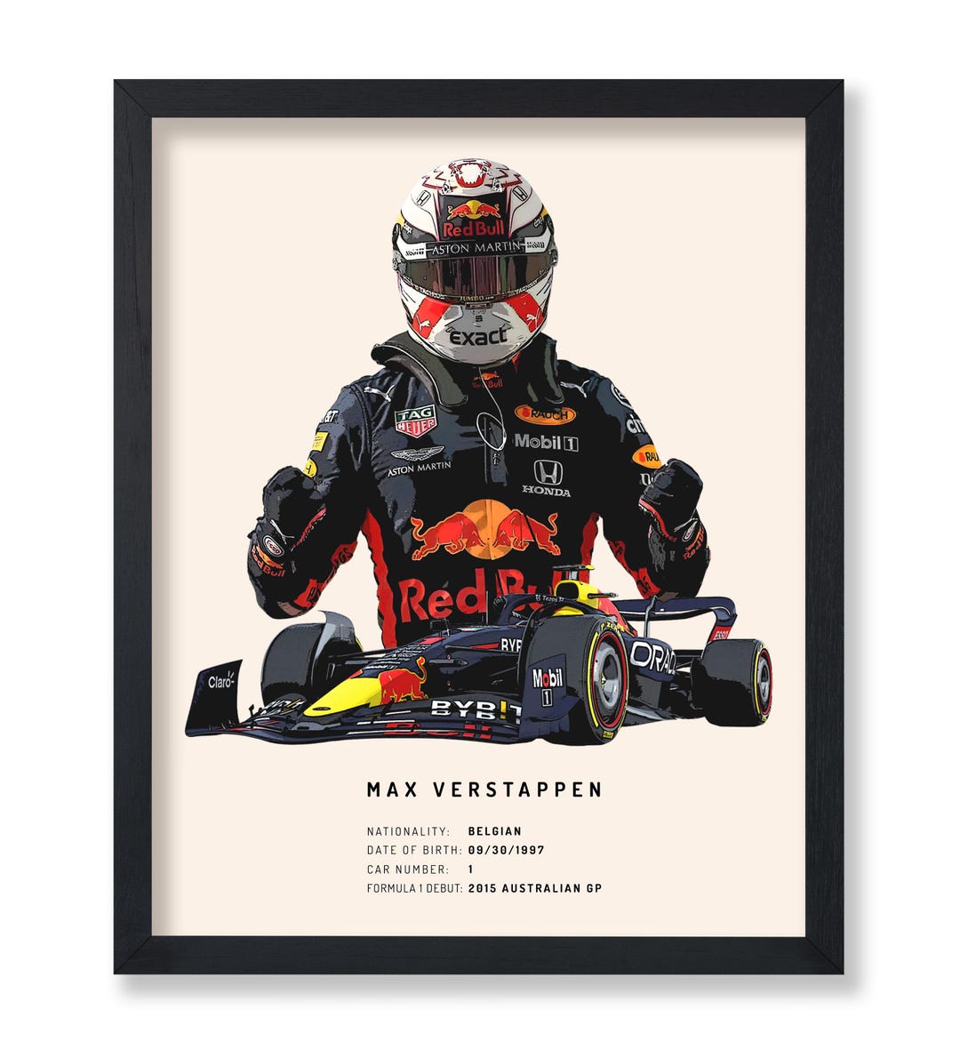 Car Racing Driver Poster - Sports Car Print - Race Car Art - Gift for ...