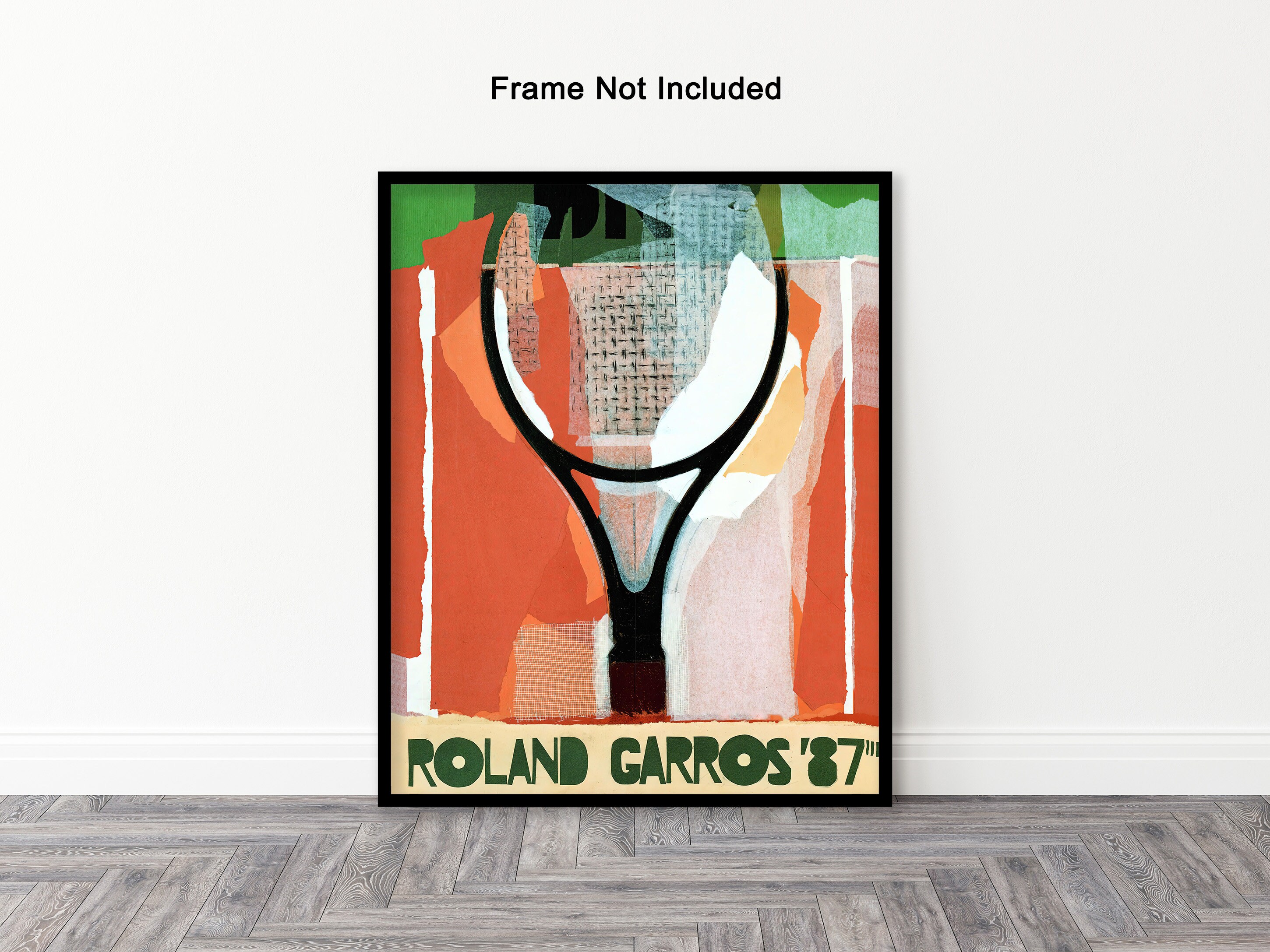 Vintage 1987 Tennis Poster Retro Sport Print Gift for Men, Women ...