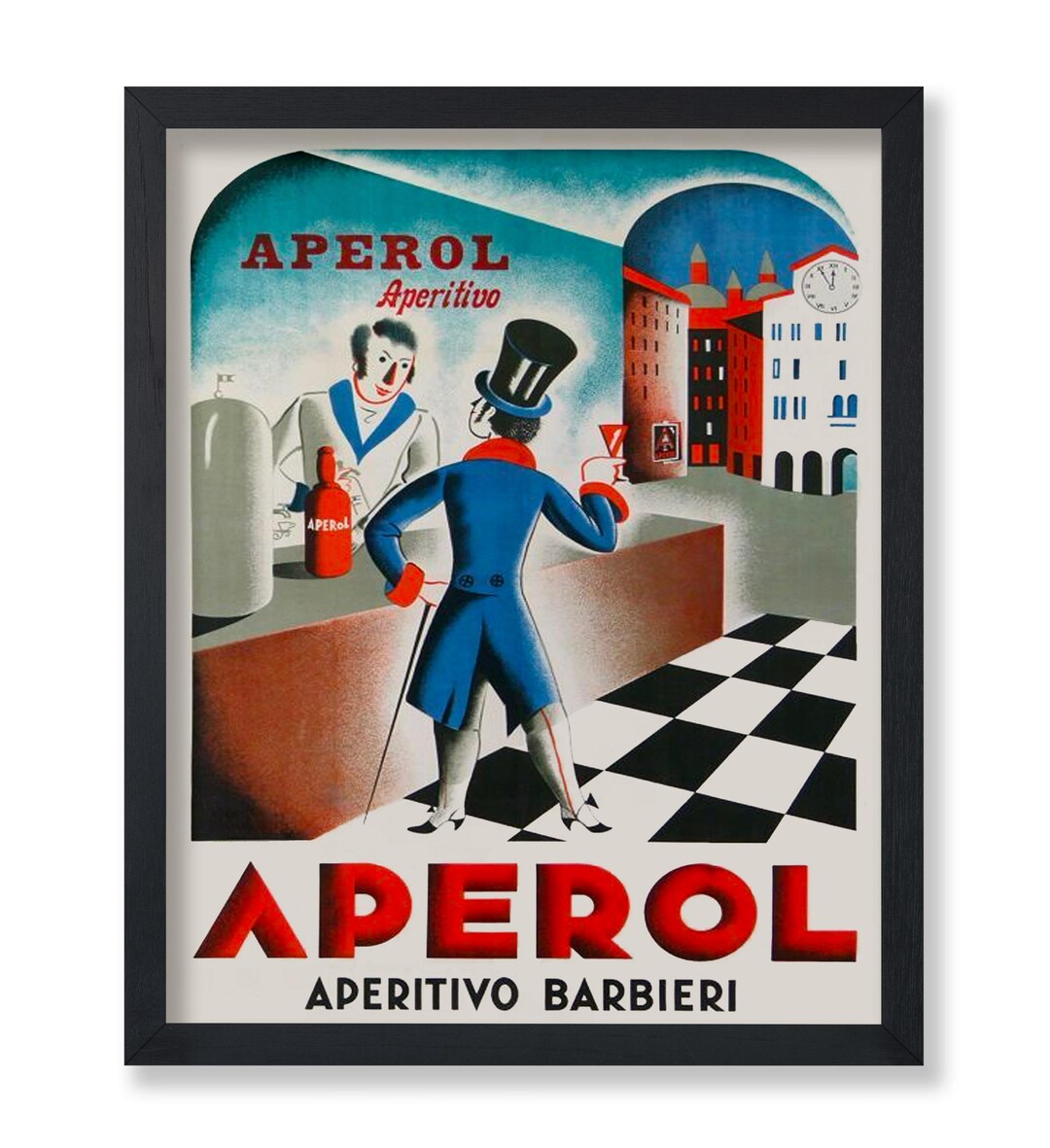 Vintage Aperol Poster Retro Alcohol Print Food & Drink Art Great Decor ...
