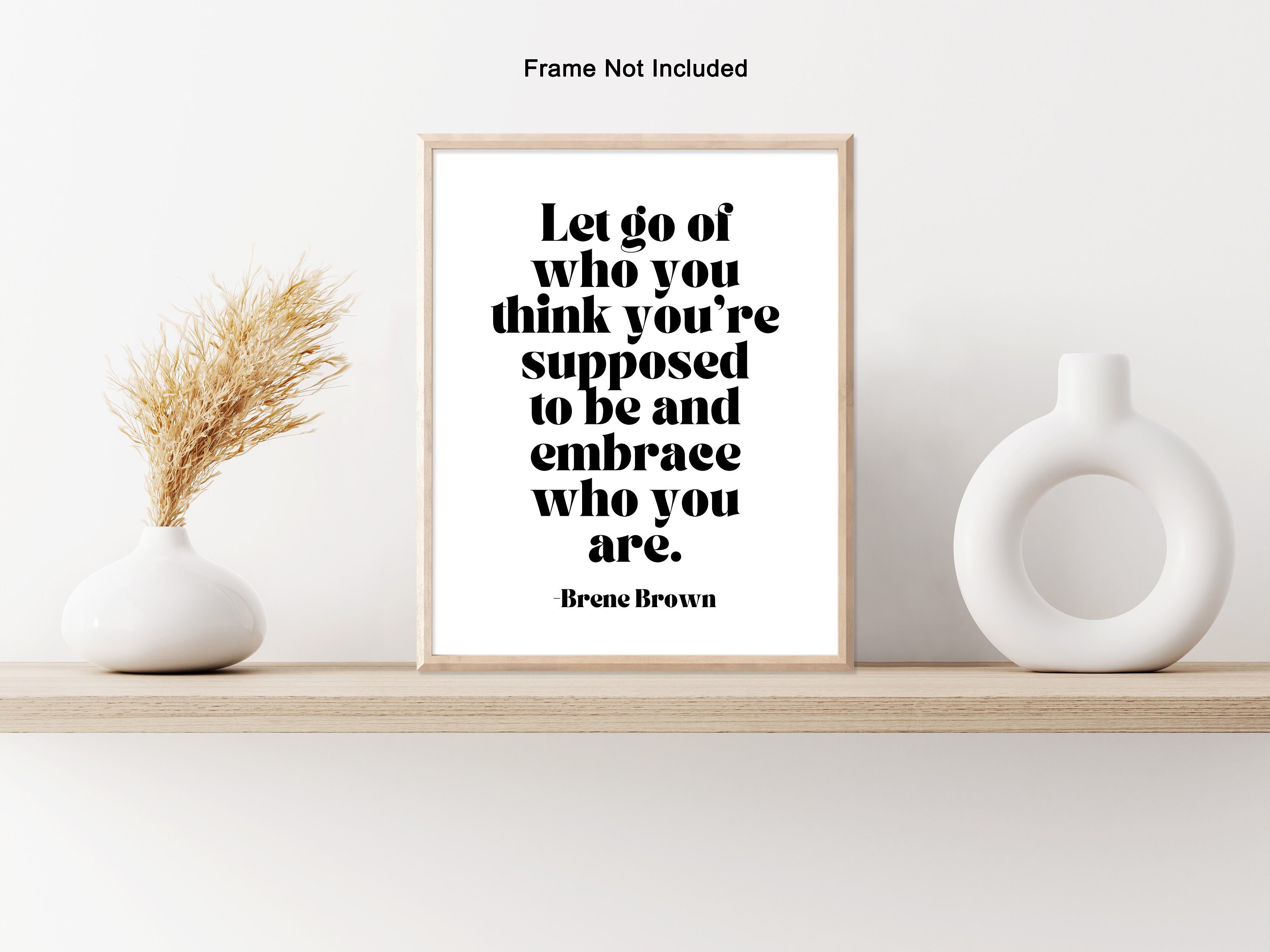 Motivational Poster Retro Inspirational Print Embrace Who You Are ...